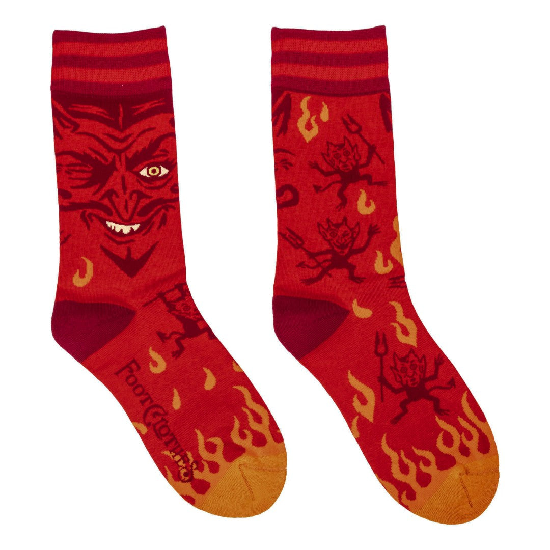 Vintage Devil Crew Socks | FootClothes
