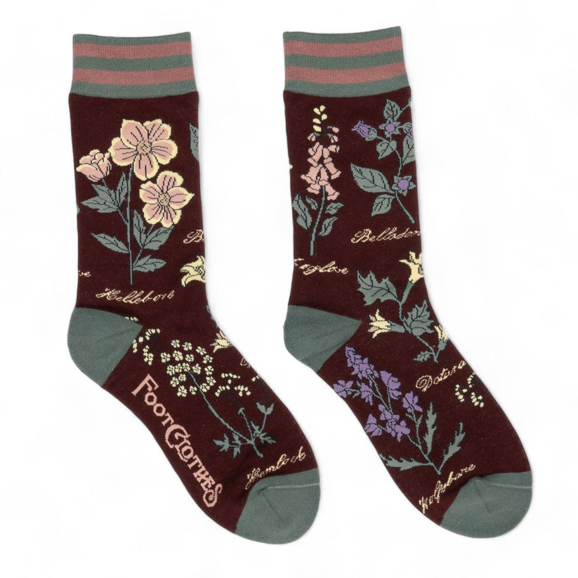 PREORDER Baneful Botany Crew Socks | FootClothes