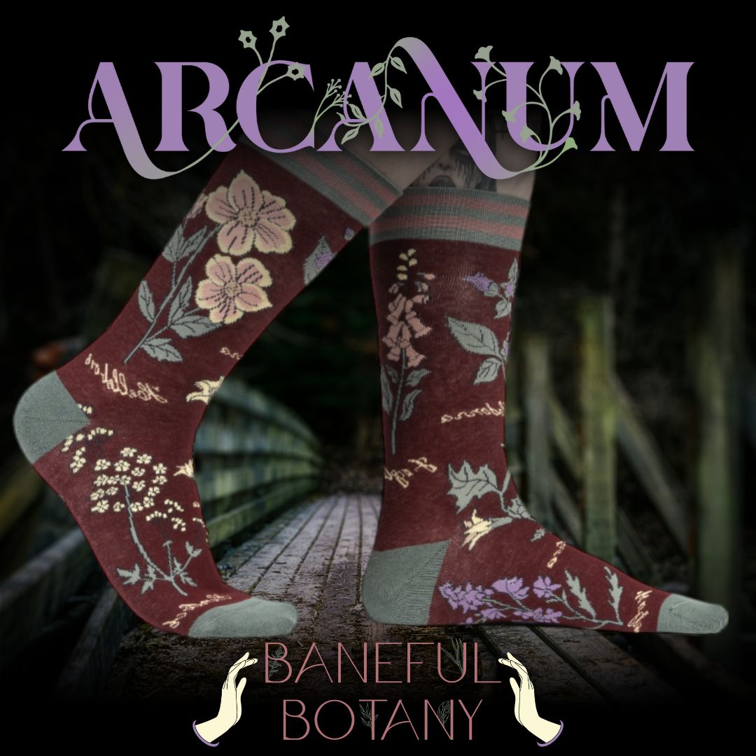 PREORDER Baneful Botany Crew Socks | FootClothes