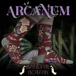 Baneful Botany Crew Socks | FootClothes
