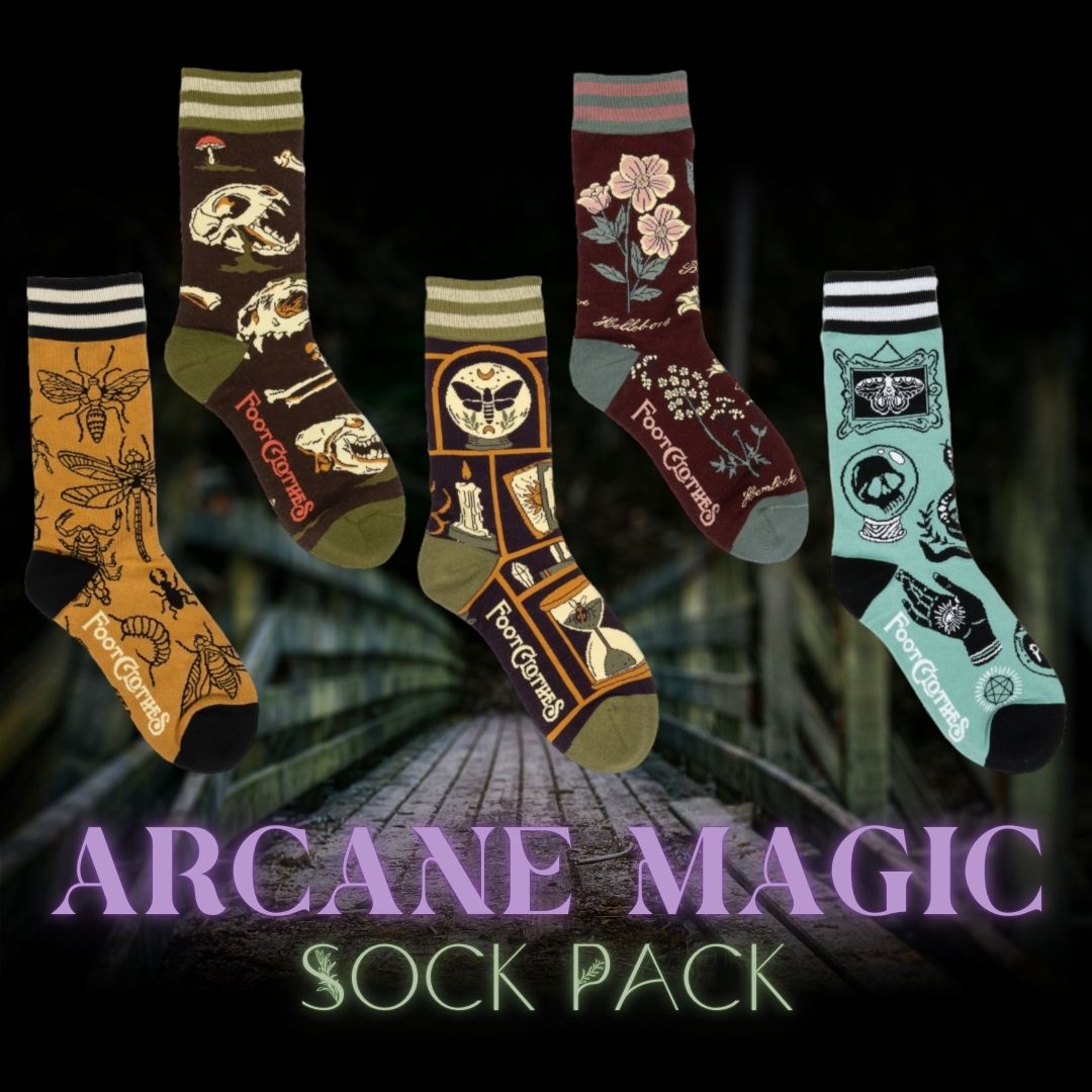 Arcane Magic Sock Pack | 5 Designs | FootClothes