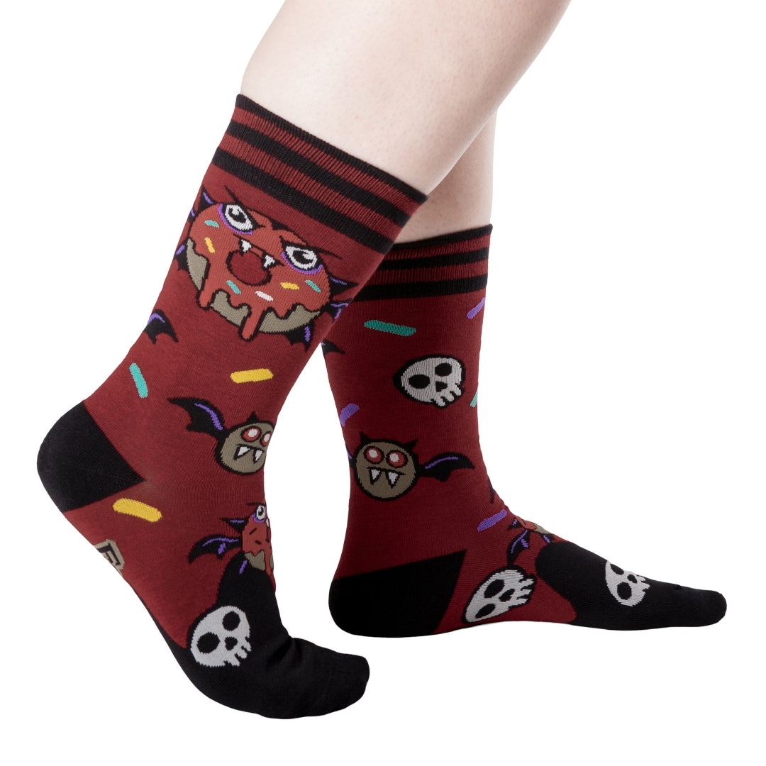 Vampire Donut Crew Socks | FootClothes