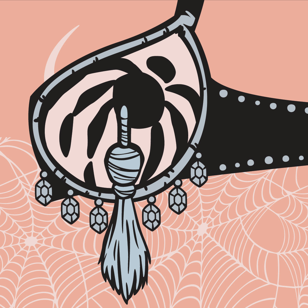 Elvira Tassel Temptress Ankle Socks | FootClothes