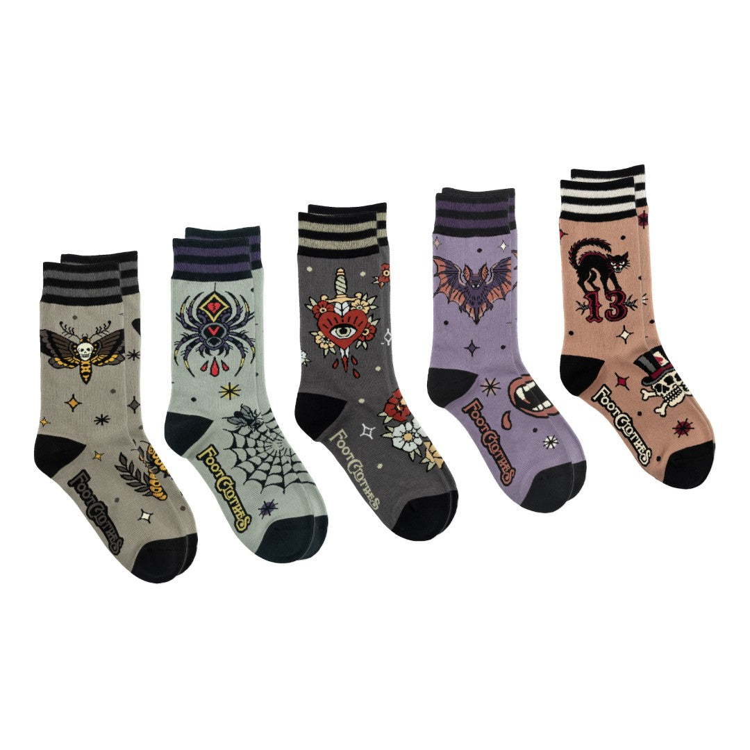 PREORDER Cursed Classics Crew Sock Pack | 5 Designs | FootClothes