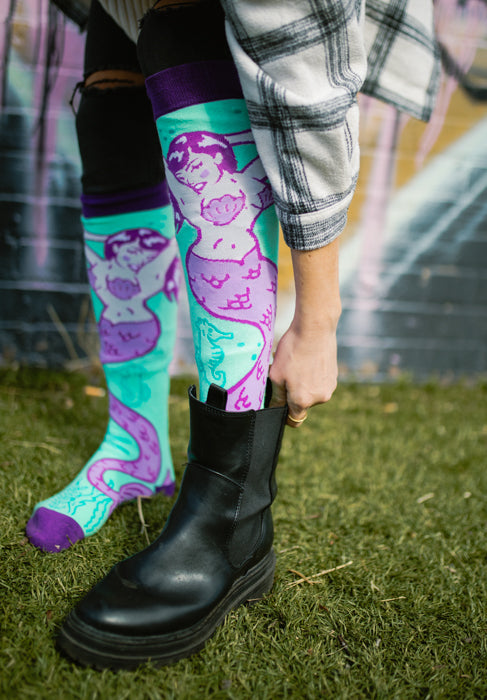 Dark Soles: Goth Crew Sock Pack | 3 Designs – FootClothes
