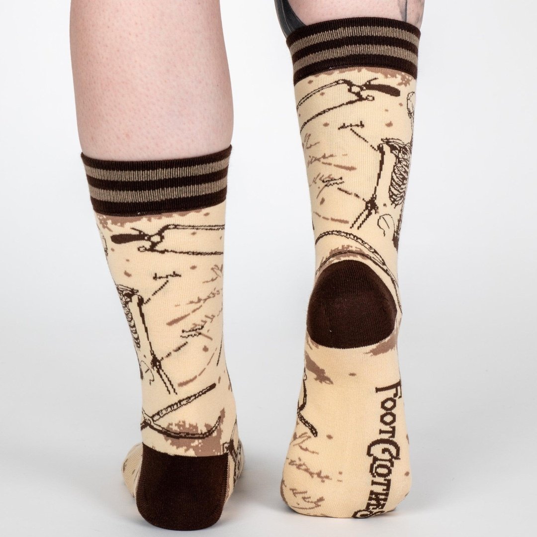 Antique Medical Crew Socks | FootClothes