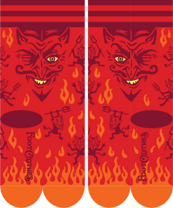 Vintage Devil Crew Socks | FootClothes