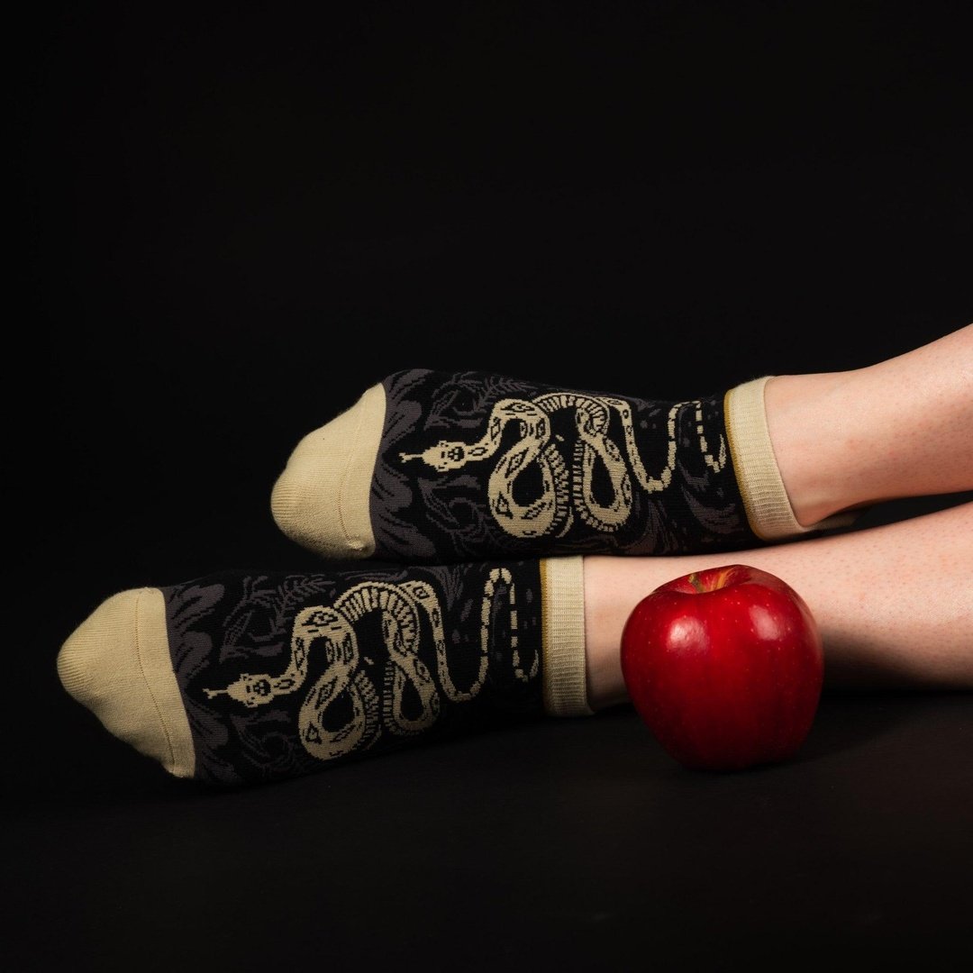 Danger Noodle Snake Ankle Socks | FootClothes